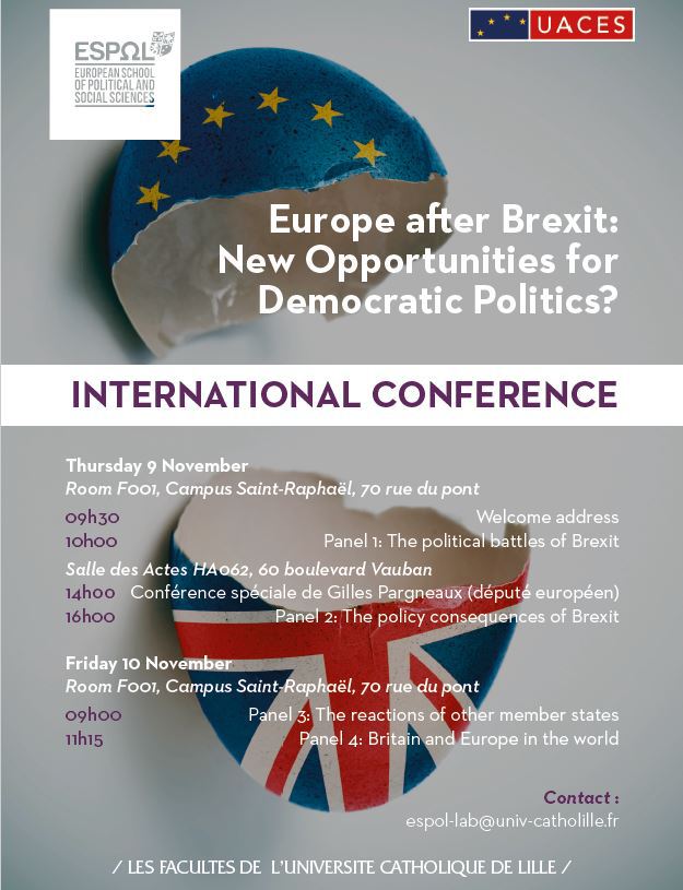 Europe after Brexit: New Opportunities for Democratic Politics?